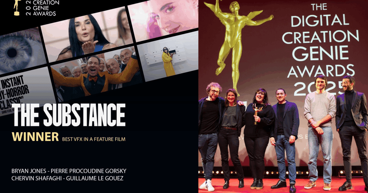 DOUBLE VICTOIRE AUX GENIE AWARDS 2025 - Noid Studio - VFX studio